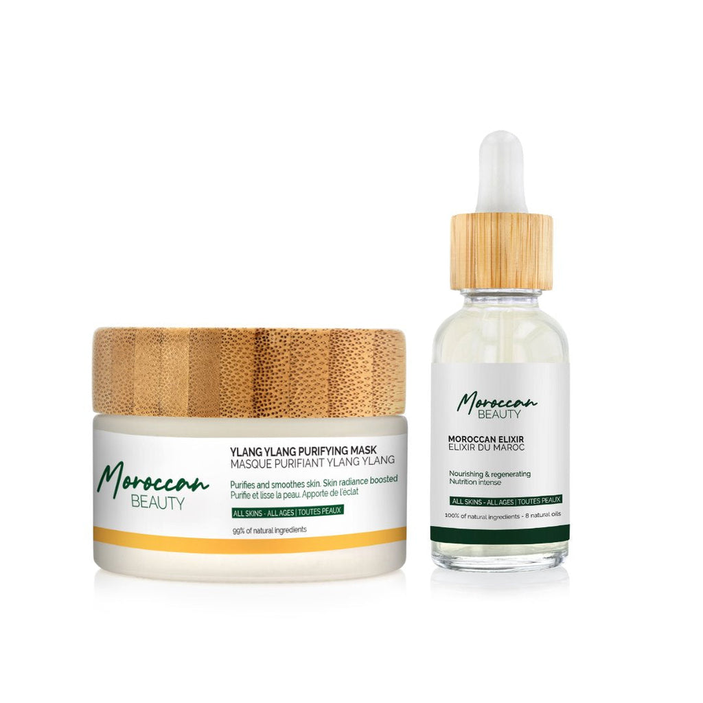 ACNE HEALING+ SET - CLEANSE SKIN & HEAL WOUNDS - MOROCCAN BEAUTY